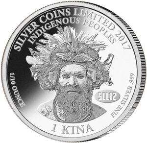 Coin: 1 Kina (Indigenous peoples) (Papua New Guinea(1975~Today ...