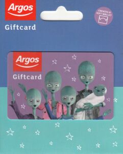 Geschenkkarte: Aliens (Argos, Großbritannien) (Alien) Col:GB-Argos-038 ...