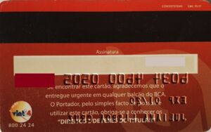 Bankkarte: BCA Banco Comercial do Atlantico Red (BCA Banco Comercial do ...