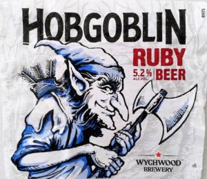 Drink Label: Hobgoblin Ruby Beer (Wychwood Brewery Co, United Kingdom ...