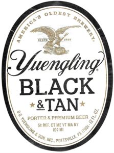 Drink Label: Yuengling Black & Tan (D.G. Yuengling & Son, Inc., United ...