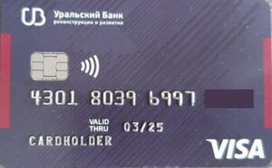 Bank Card: UB Card (Ural Bank of Reconstruction and Development ...