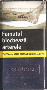Cigarette Pack: Dunhill (RomaniaCol:RO-CT-0176