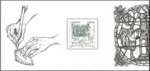 Stamp: Stained Glass Crafters (France(Artistic Professions) Yt:FR BS176 ...