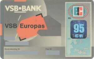Bank Card: VSB Bank ec 95 (VSB Bank, NetherlandsCol:NL-GM-0033