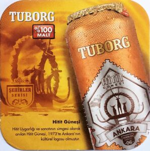 Beer Coaster: Tuborg Gold (Carlsberg Breweries AS, Denmark(Tuborg ...
