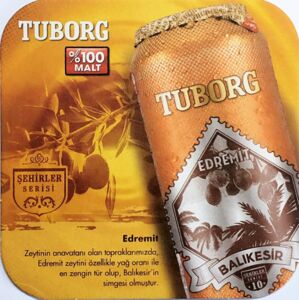 Beer Coaster: Tuborg Gold (Carlsberg Breweries AS, Denmark(Tuborg ...