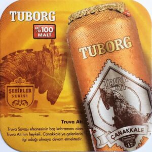 Beer Coaster: Tuborg Gold (Carlsberg Breweries AS, Denmark(Tuborg ...
