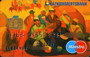 Bank Card: Kazkom (Kazkommertsbank, KazakhstanCol:KZ-MS-0001.02