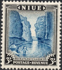Stamp: Matapa Chasm (Niue(Island Pictorials) Mi:NU 84,Sn:NU 103,Yt:NU ...
