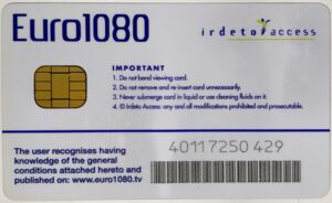 Functional Card: Euro1080. Irdeto Access (TV Access, Belgium(Euro1080 ...