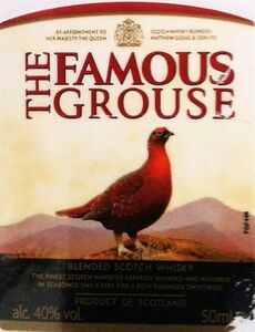 Drink Label: The Famous Grouse (Matthew Gloag & Son Ltd., ScotlandCol ...