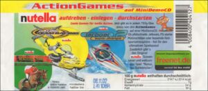 Food Label: Nutella Action Games (Ferrero, Germany, Federal RepublicCol ...