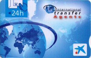 Bank Card: International Transfer Agents (Caixabank, SpainCol:ES-GM-0399