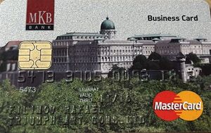 Bankkarte: MKB Bank (MKB Bank, UngarnCol:HU-MC-0076