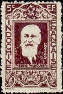 Stamp: Pierre Pasquier (1877-1934) (French Indochina(Governors) Yt:FR ...
