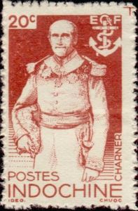 Stamp: Léonard Charner (1797-1869) (French Indochina(Seafarers) Yt:FR ...