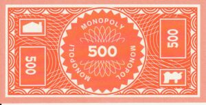 Banknote: 500 Monopoly (Fantasy Issues(Game) Col:FR-Monopoly-junior-500
