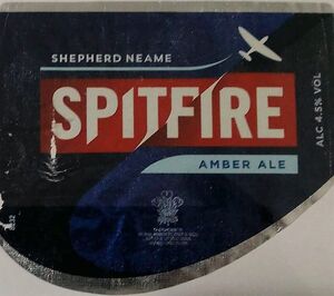 Drink Label: Spitfire Amber Ale (Shepherd Neame, United Kingdom of ...