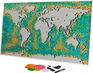 Lego Set: World Map (Art(Licensed) Leg:31203-1