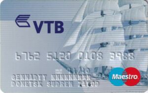Bank Card: VTB Maestro "Sailing ship" (VTB Bank, UkraineCol:UA-MS-0100.04