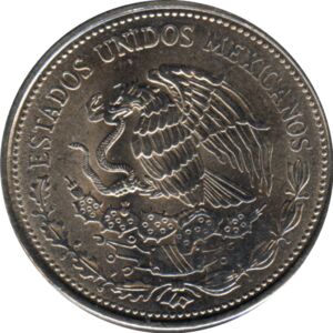 Coin: 50 Pesos (Benito Juarez) (Mexico(1905~1992 - Estados Unidos ...