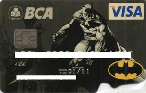 Bank Card: Batman (Bank Central Asia, IndonesiaCol:ID-VI-0114
