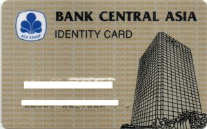 Bank Card: Identity card (Bank Central Asia, IndonesiaCol:ID-GM-0005.02