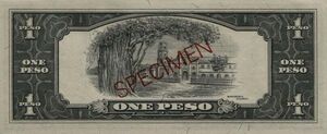 Banknote: 1 Peso (Philippines(1949 ND "English" Issues, Central Bank of ...