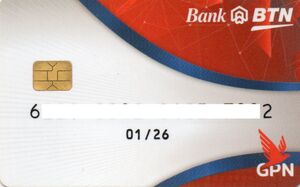 Bank Card: Bank BTN (Bank BTN, Indonesia) Col:ID-GM-0131
