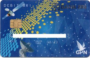 Carta Bancaria: Debit Bri - Satellite - GPN Logo (BRI (Indonesia ...