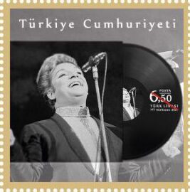Stamp: Zeki Müren, Singer (Türkiye (Turkey)(Zeki Müren, Singer (2021 ...