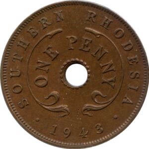 Coin: 1 Penny (Southern Rhodesia(1936~1952 - George VI) Col:GB-SR ...