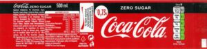 Drink Label: Coca Cola Zero (Coca-Cola 3E Greece ABEE, GreeceCol:GR ...