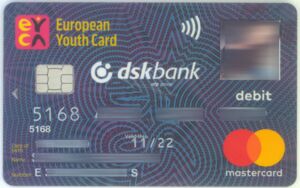 Bank Card: Dsk Bank Mastercard Debit European Youth Card - 04/20 (DSK ...