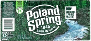 Drink Label: Poland Spring (Nestle Waters North America Inc., United ...