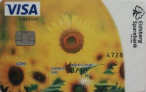 Bank Card: Sunflowers (Eidsberg Sparebank, NorwayCol:NO-VE-0007