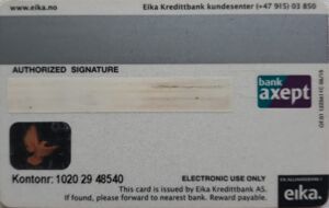 Bank Card: Sunflowers (Eidsberg Sparebank, NorwayCol:NO-VE-0007