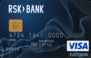 Bank Card: RSK Bankcard (RSK Bank, KyrgyzstanCol:KG-VE-0005