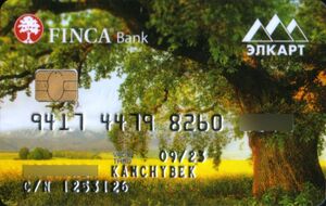 Bank Card: Tree (FINCA Bank, KyrgyzstanCol:KG-EL-0017