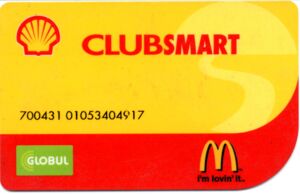 Functional Card: Shell ClubSmart - Globul - McDonald’s (Filling ...