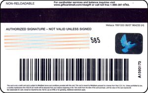 Gift Card: Blue Present Box (Visa, United States of America(MetaBank ...