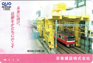 Gift Card: Keihin Keikyu Railway 1000 series EMU (QUO Cards, Japan ...