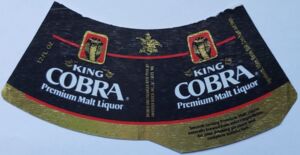 Drink Label: Cobra King Premium Malt Liquor (Anheuser-Busch InBev ...