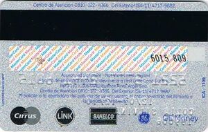 Bank Card: GE Money (GE Capital Bank, ArgentinaCol:AR-MC-0016
