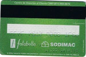 Tarjeta de Banco: CMR Falabella (CMR Falabella S.A., ArgentinaCol:AR-GM ...