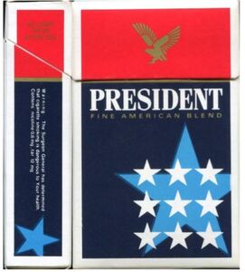 Cigarette Pack: President Dark Blue Star (Greece(President Dark Blue ...