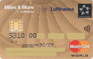 Bankkarte: Lufthansa - Miles & More MC Gold 09-14 (Deutsche Kreditbank ...