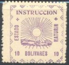 Stamp: Instrucción, Big Sun (Venezuela) (_MATURIN : Instruccion (1903 ...