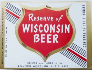 Drink Label: Wisconsin Beer (Wisconsin Brewing Company, United States ...